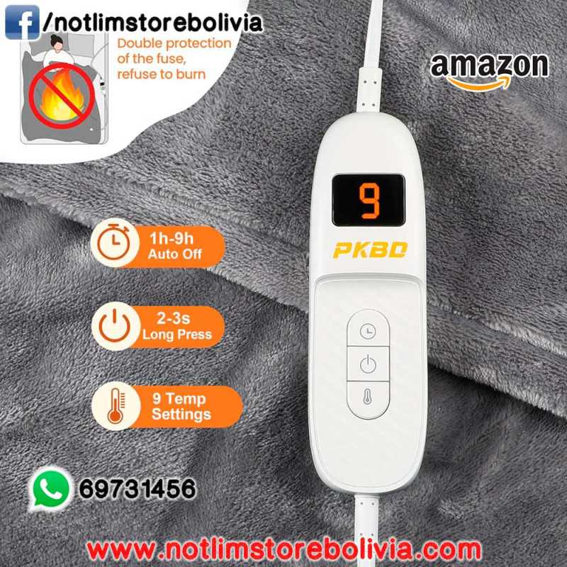 Frazada Termica Electrica (190x130 cm) | notliM Store Bolivia