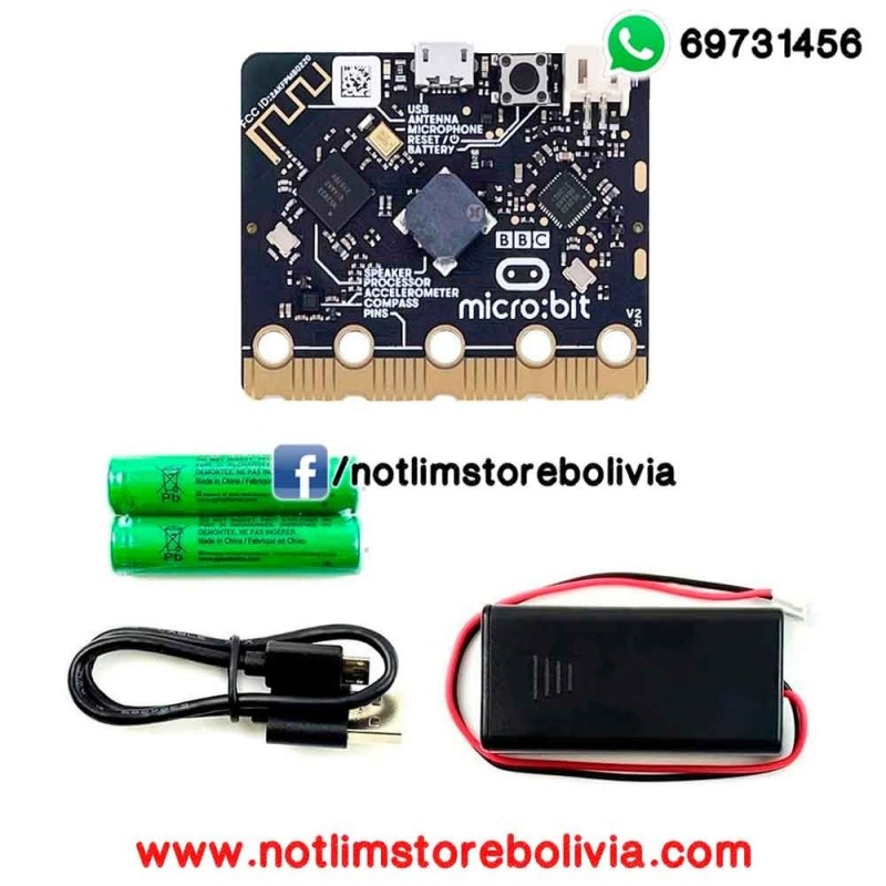 BBC MicroBit v2.21 Learning Kit | notliM Store Bolivia BBC MicroBit v2.21 Learning Kit | notliM Store Bolivia