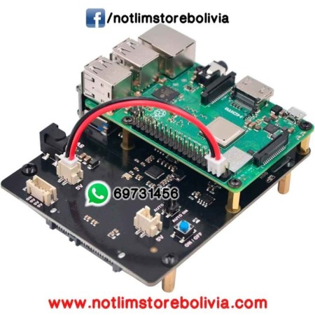 Placa de Expansion Geekworm X820 v3.0 SATA HDD/SDD para Raspberry Pi | notliM Store Bolivia