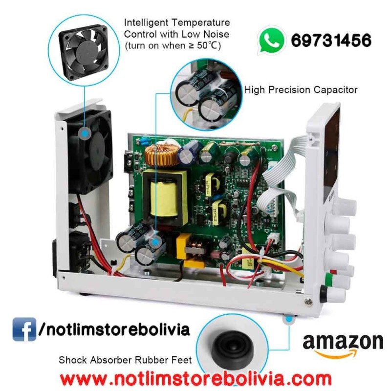 Fuente de Alimentacion Regulable de Alta Precision 30V/10A | notliM ...